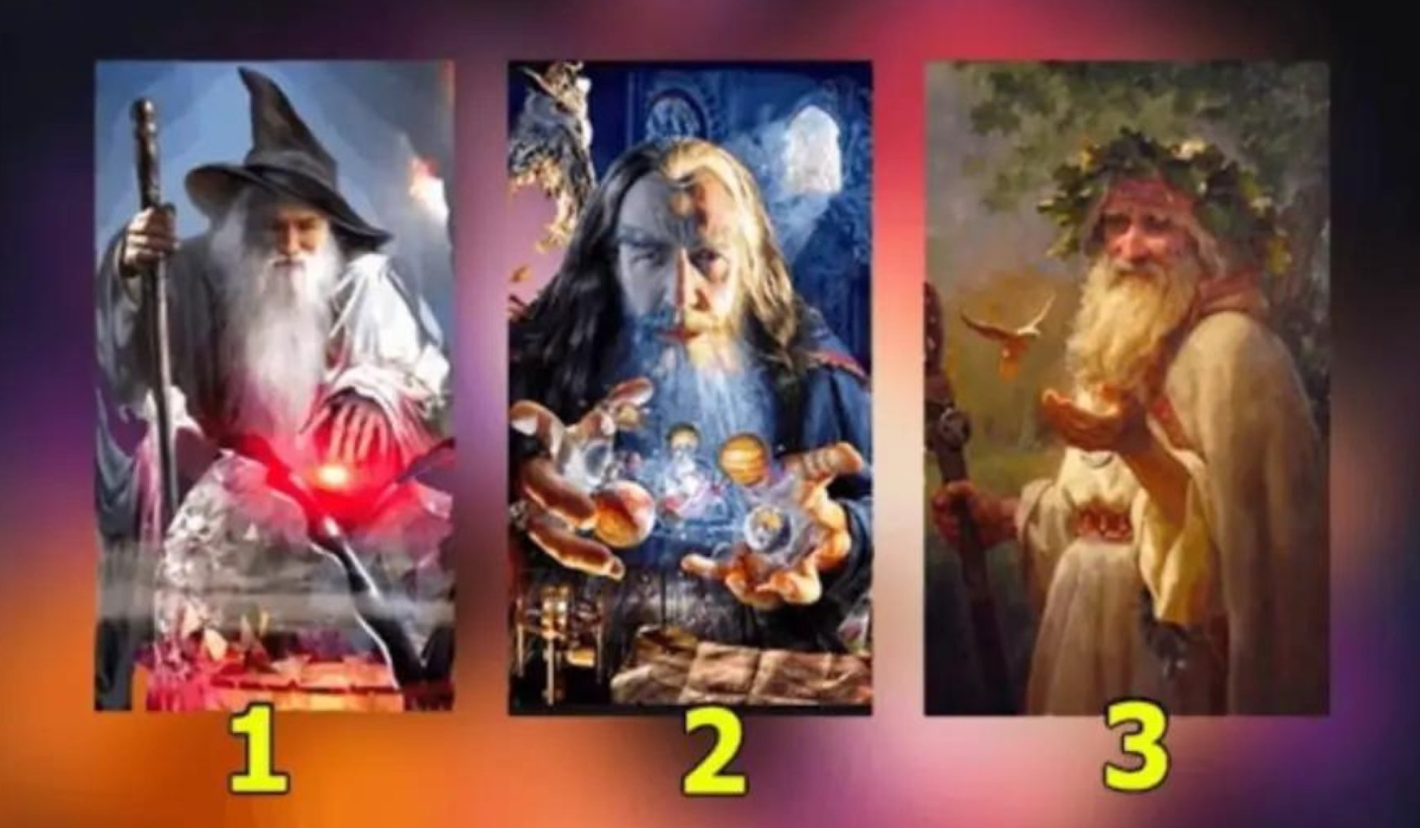 What Awaits You in the Next Three Days? Choose a Wise Wizard and It ...