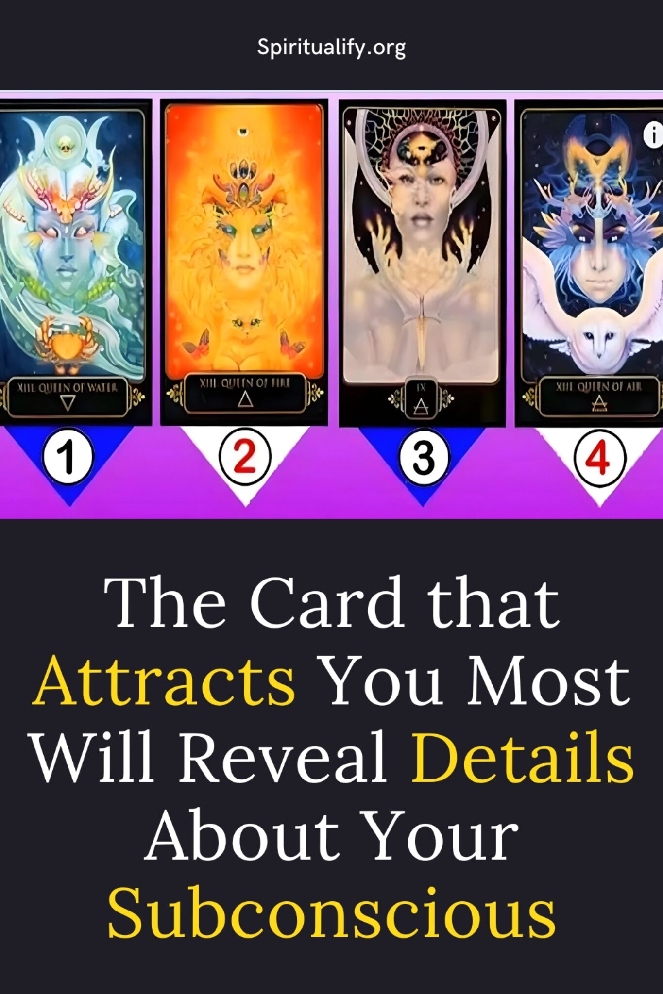 The Card that Attracts You Most Will Reveal Details About Your Subconscious