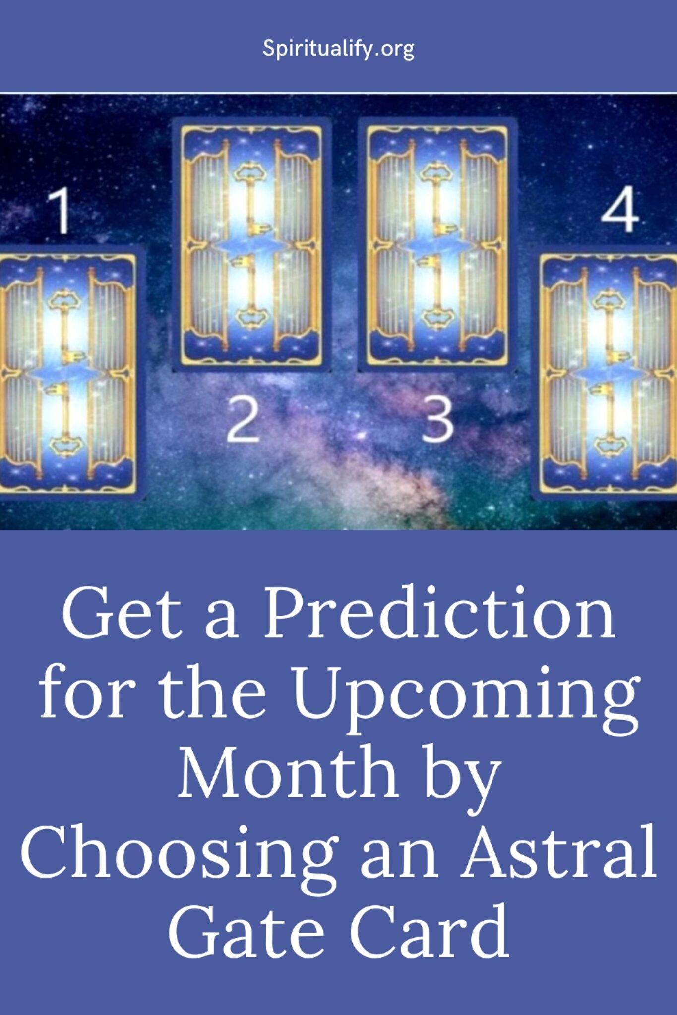 Get a Prediction for the Upcoming Month by Choosing an Astral Gate Card