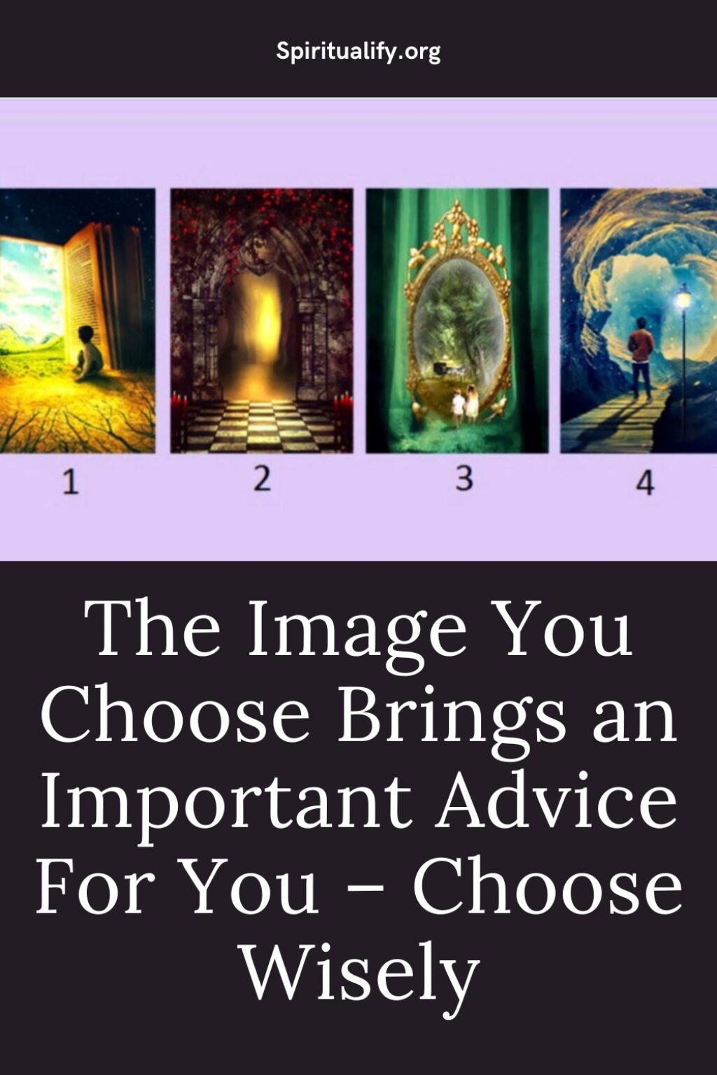 The Image You Choose Brings an Important Advice For You – Choose Wisely