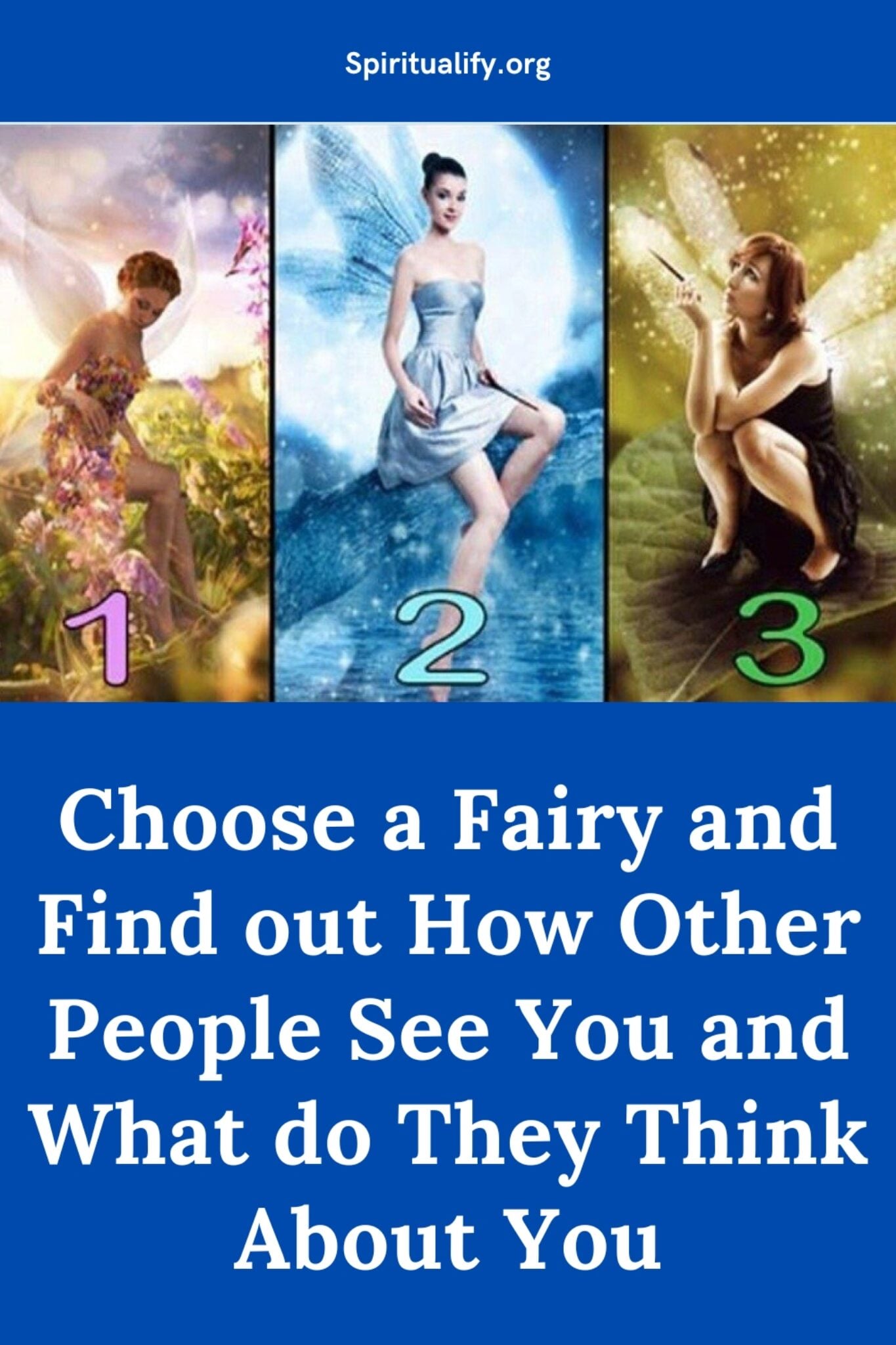 Choose a Fairy and Find out How Other People See You and What do They ...