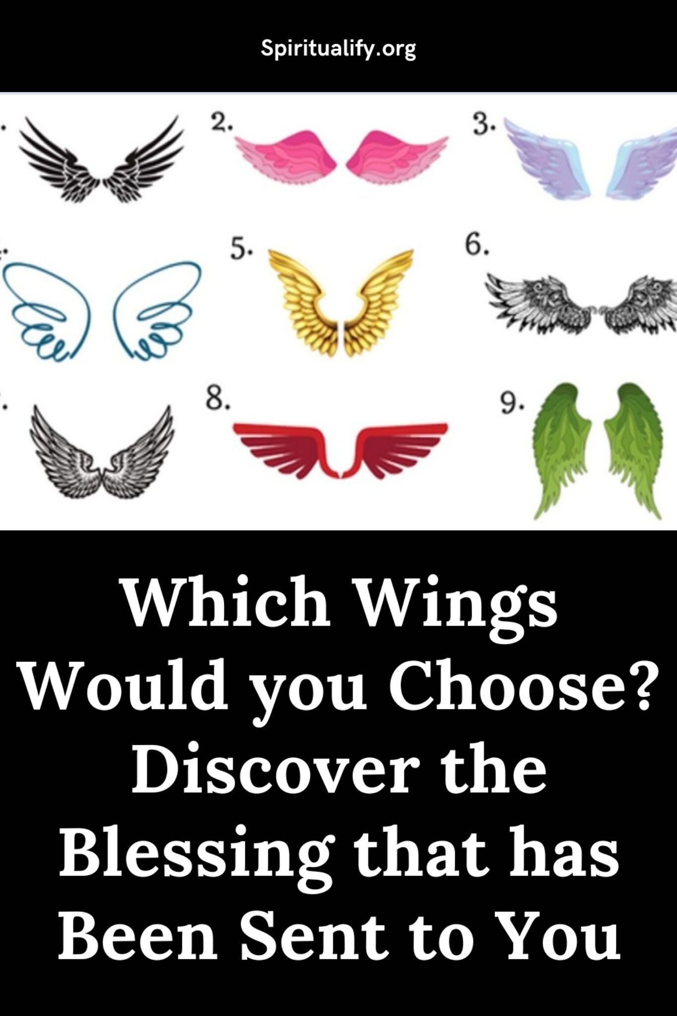 Which Wings Would you Choose? Discover the Blessing that has Been Sent ...