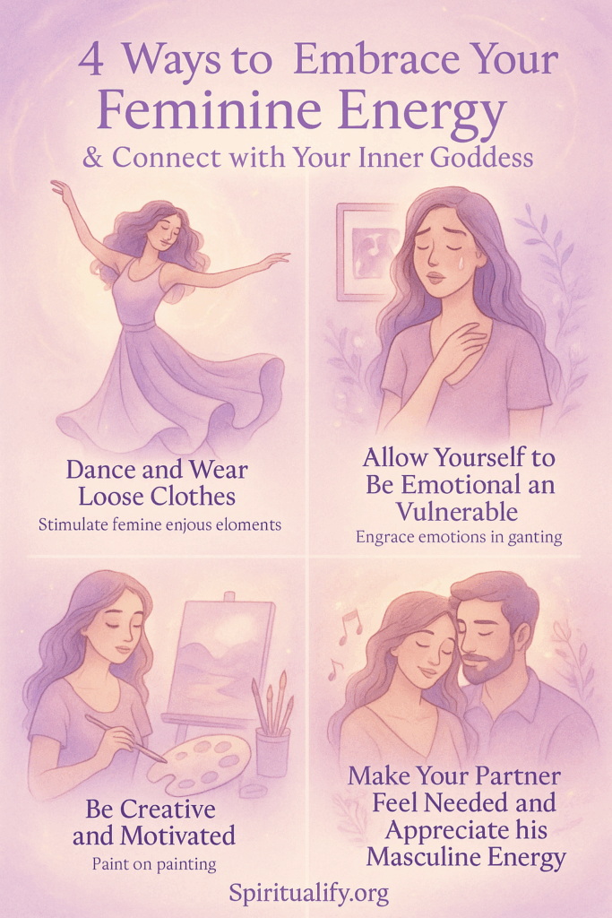 4 Ways to Embrace Your Feminine Energy & Connect with Your Inner Goddess