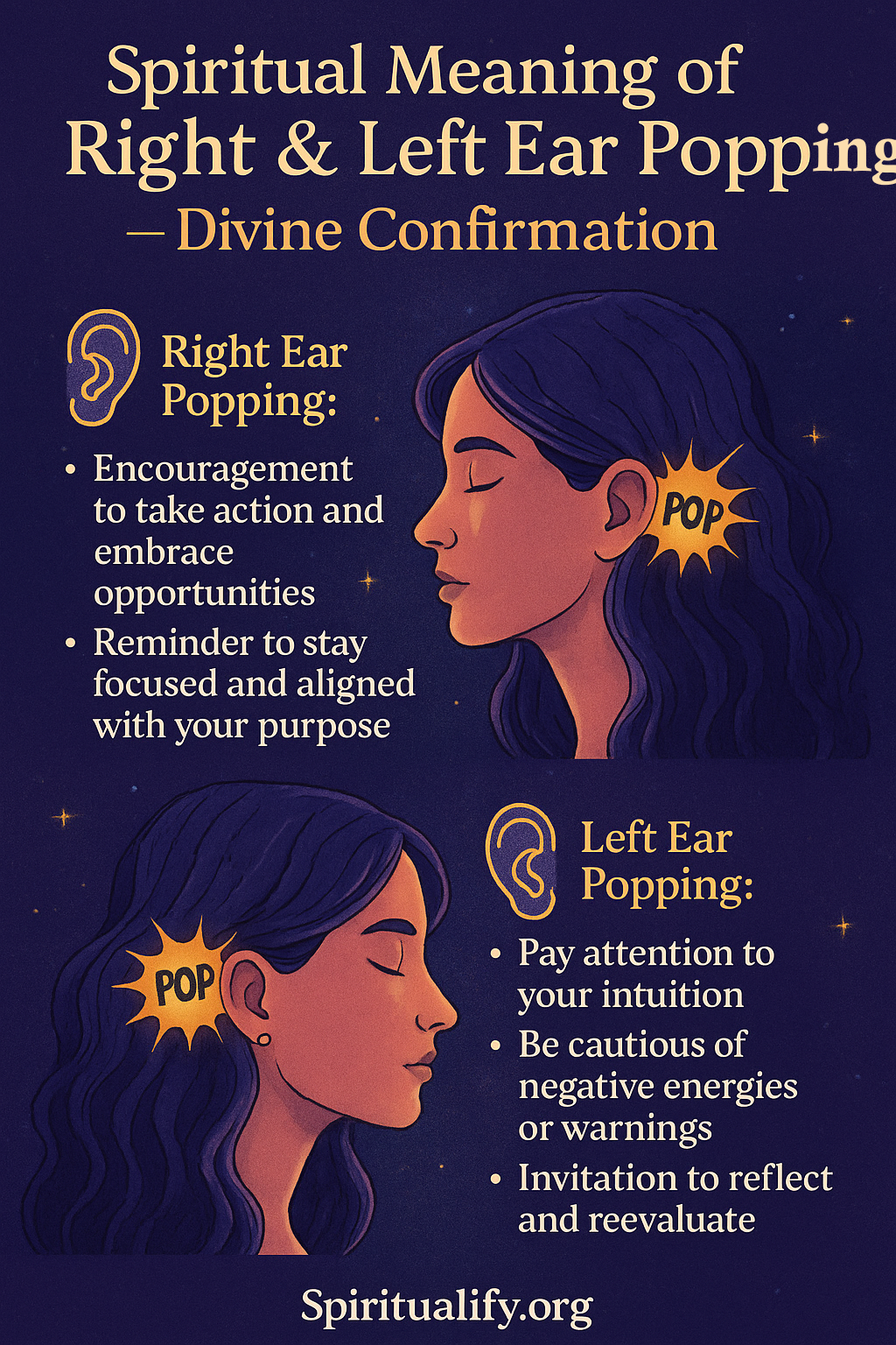 Spiritual Meaning of Right & Left Ear Popping - Divine Confirmation