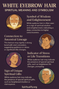 White Eyebrow Hair Spiritual Meaning and Symbolism - Spiritualify