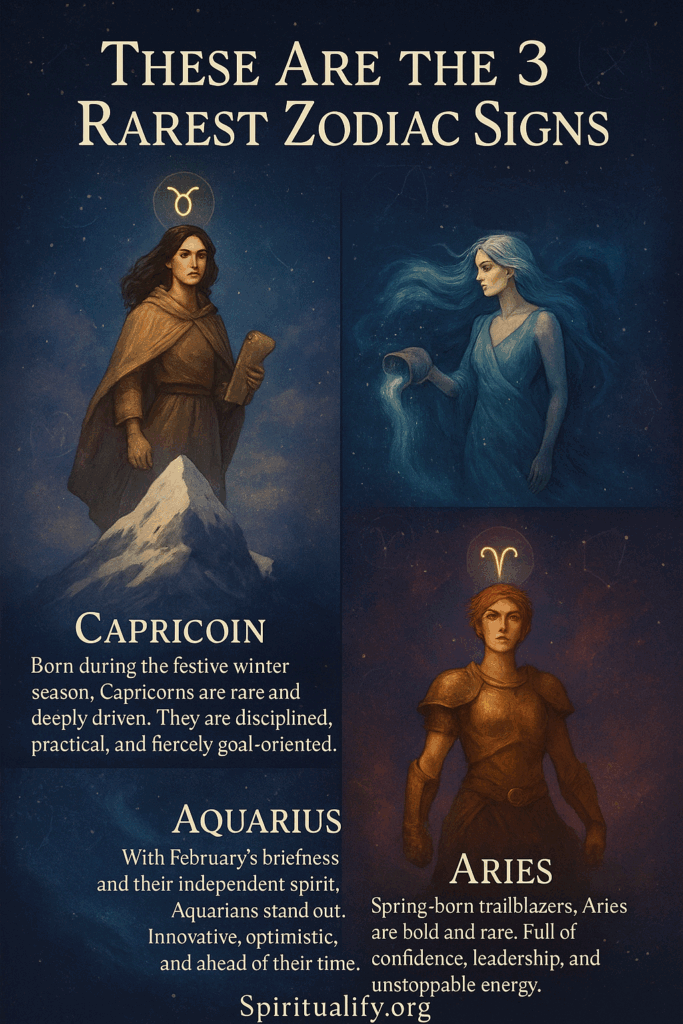 These Are The 3 Rarest Zodiac Signs