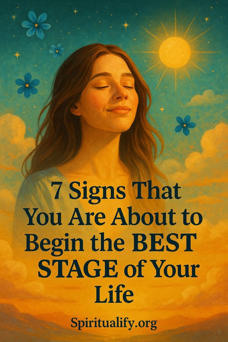 7 Signs That You Are About to Begin the BEST STAGE of Your Life