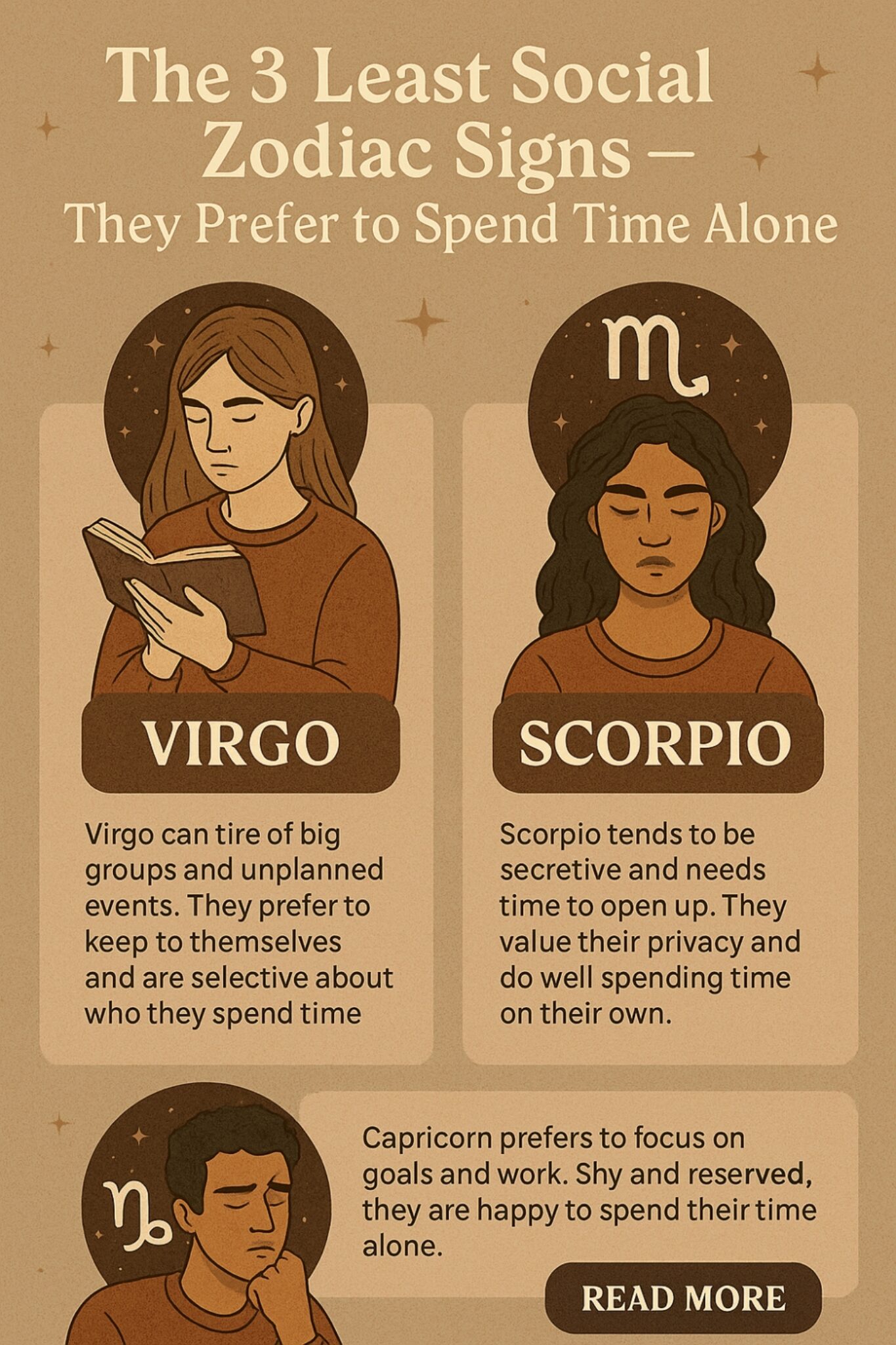 The 4 Least Social Zodiac Signs - They Prefer to Spend Time Alone
