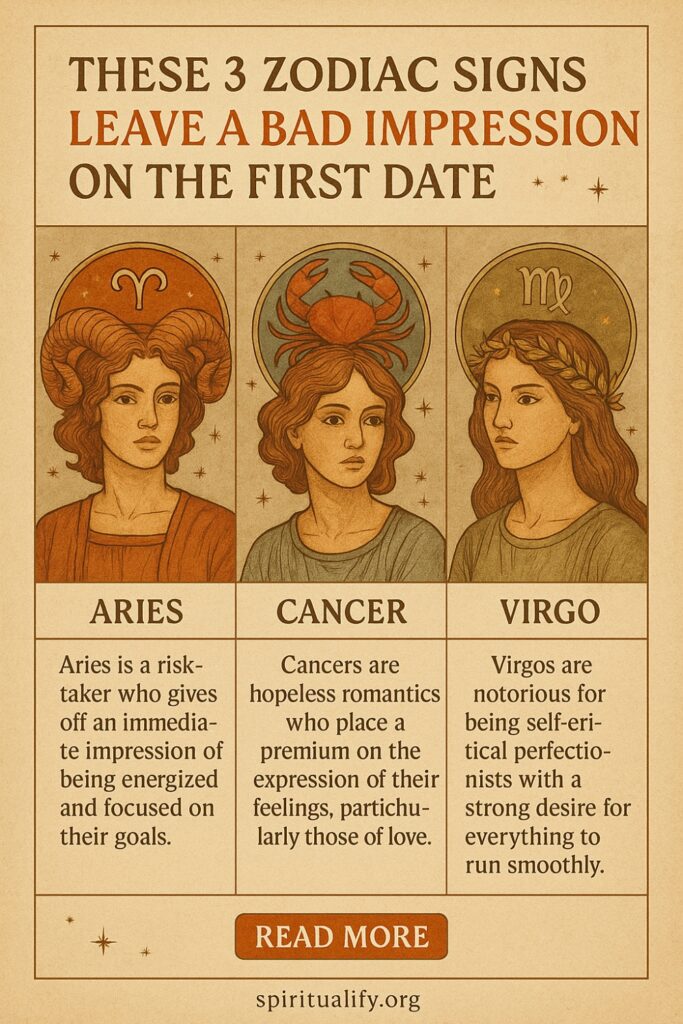 These 3 Zodiac Signs Leave a Bad Impression On The first Date