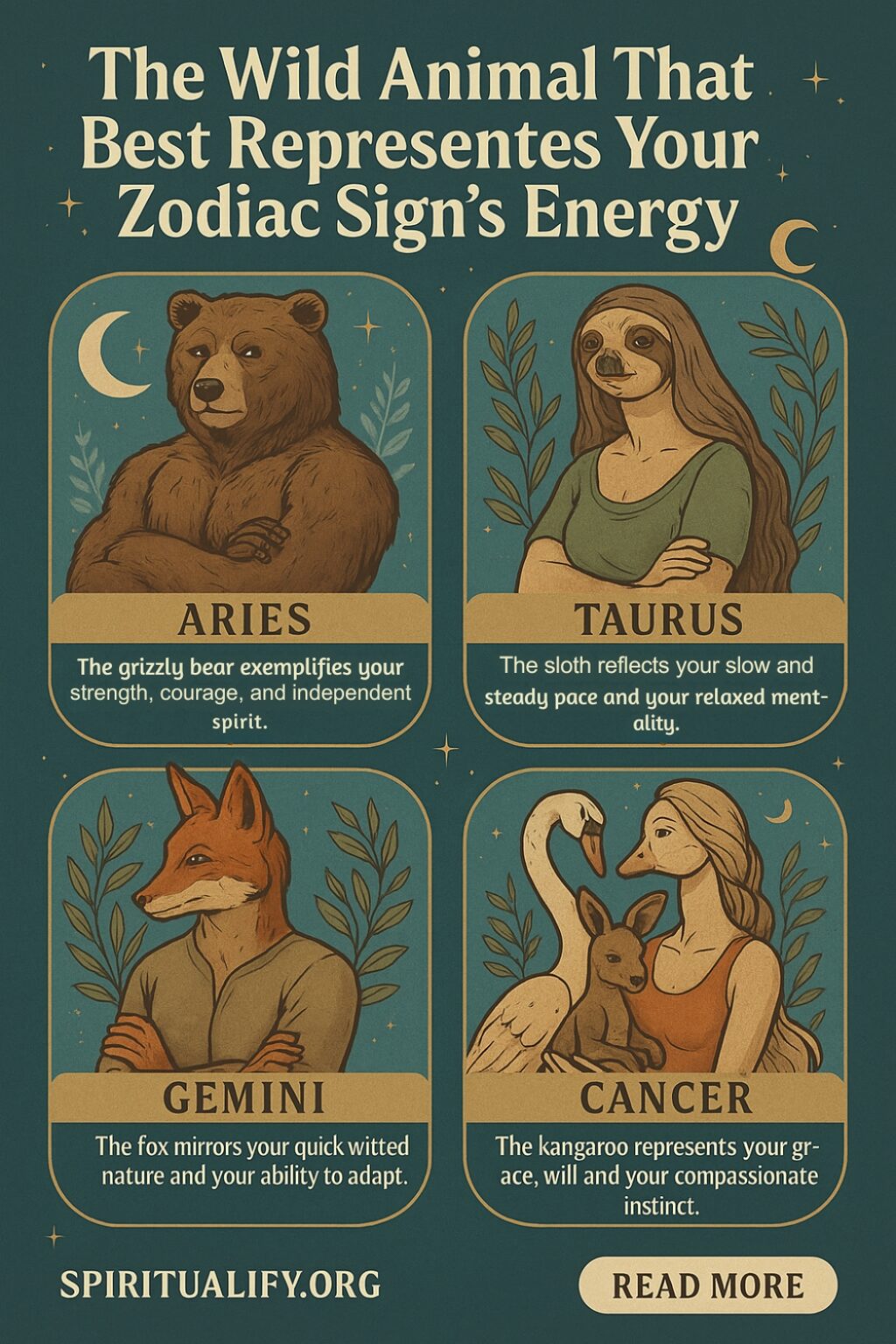 The Wild Animal That Best Represents Your Zodiac Sign's Energy