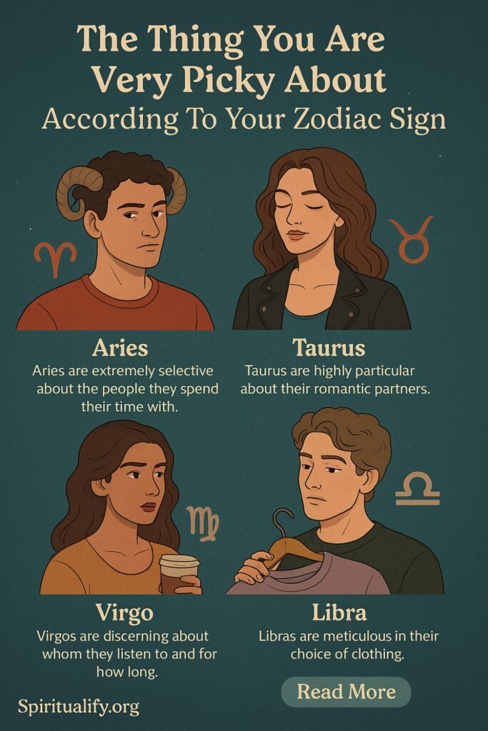 The Thing That Each Zodiac Sign is Very Picky About
